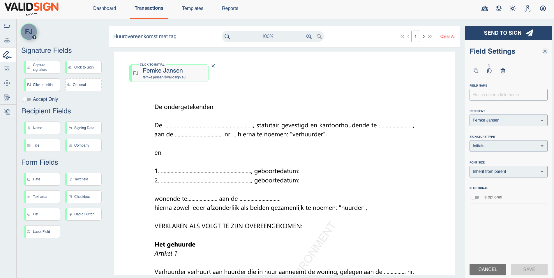Duplicate fields to all pages in ValidSign – ValidSign Support Center
