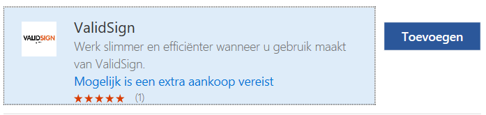 ValidSign Word connector – ValidSign